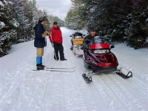 Maine snowmobile trails